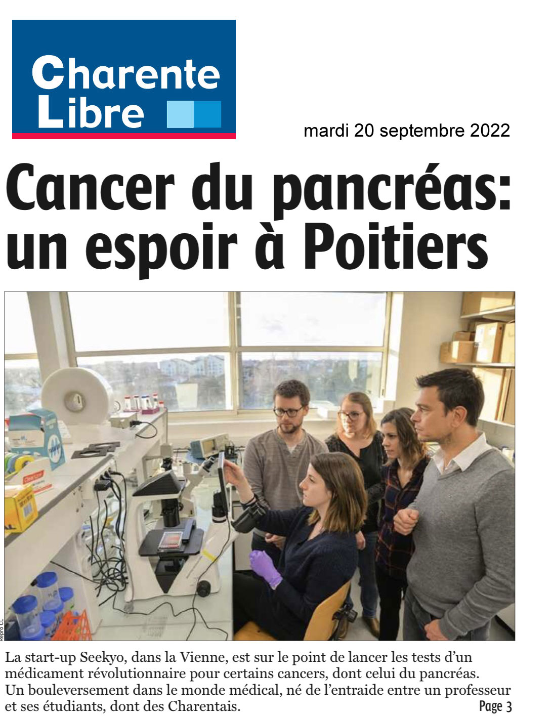 Cancer du Pancréas : la recherche avance ! – Ligue contre le cancer